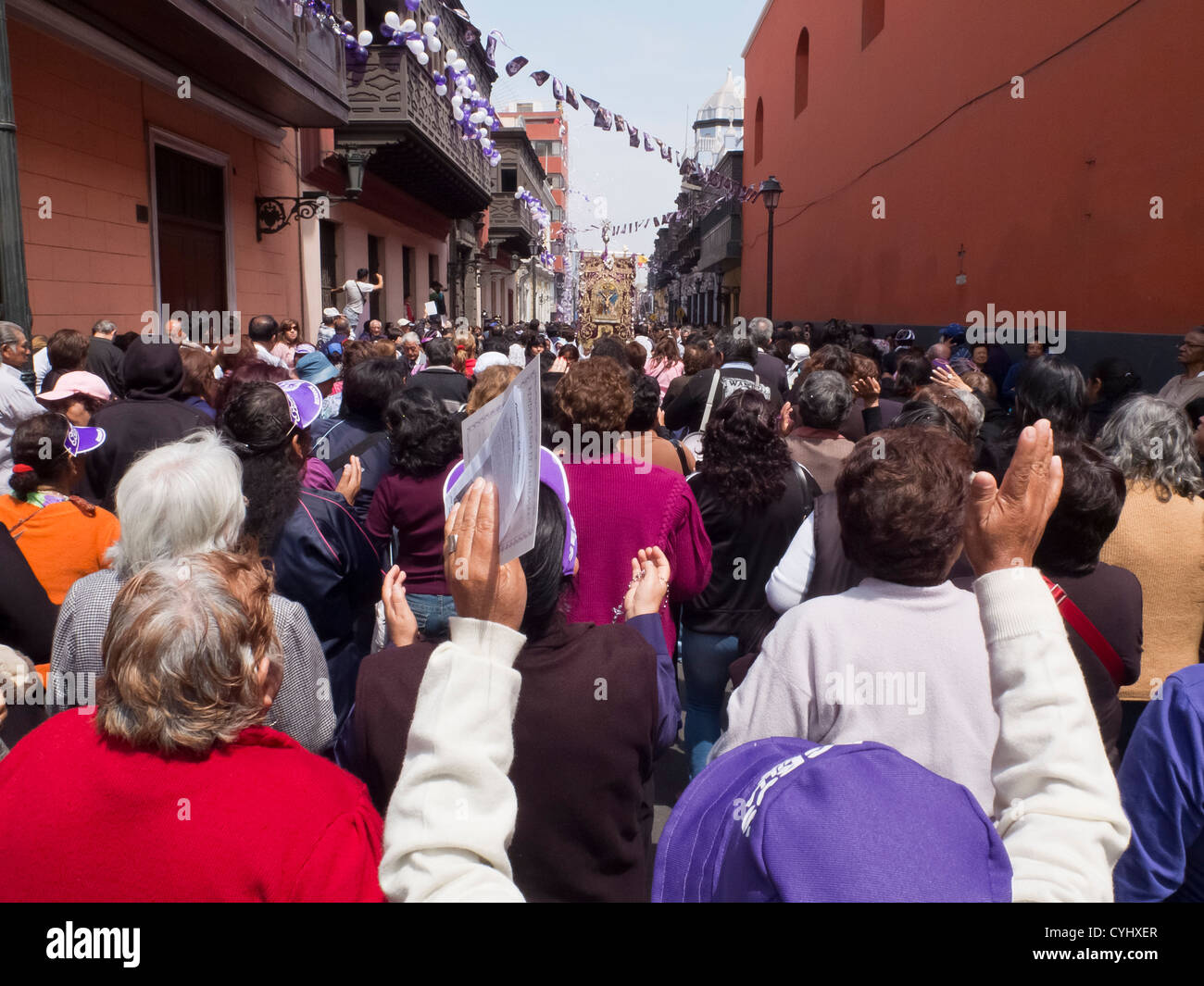 Lord holy christ of miracles festival hi-res stock photography and ...