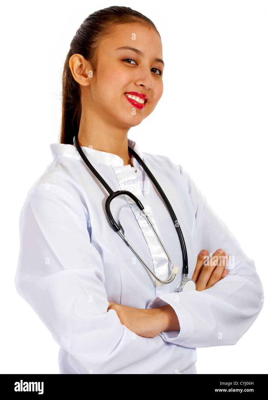 Young Confident Doctor Ready To See A Patient Stock Photo - Alamy