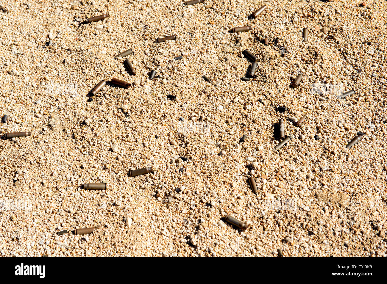 Target shooting trash in the Western Mojave Desert Stock Photo - Alamy