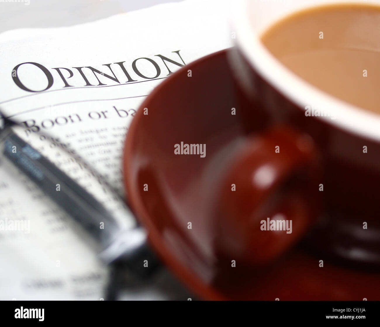 Opinion article newspaper hi-res stock photography and images - Alamy