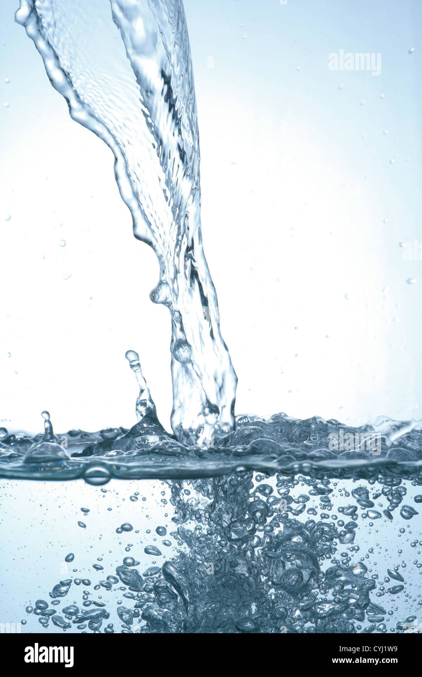 pouring water fresh watersplash Stock Photo - Alamy