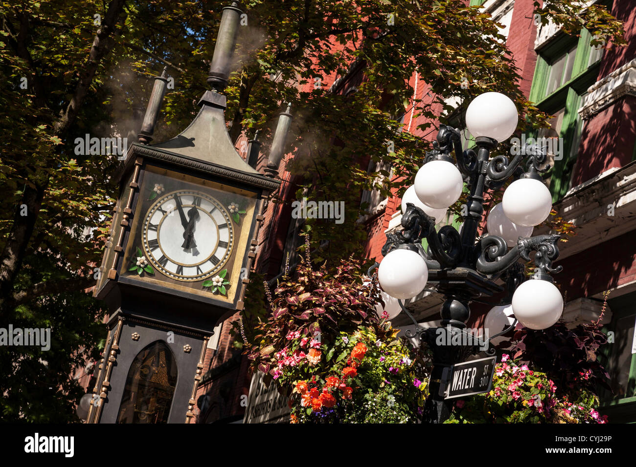 Historic steam clock hi-res stock photography and images - Alamy