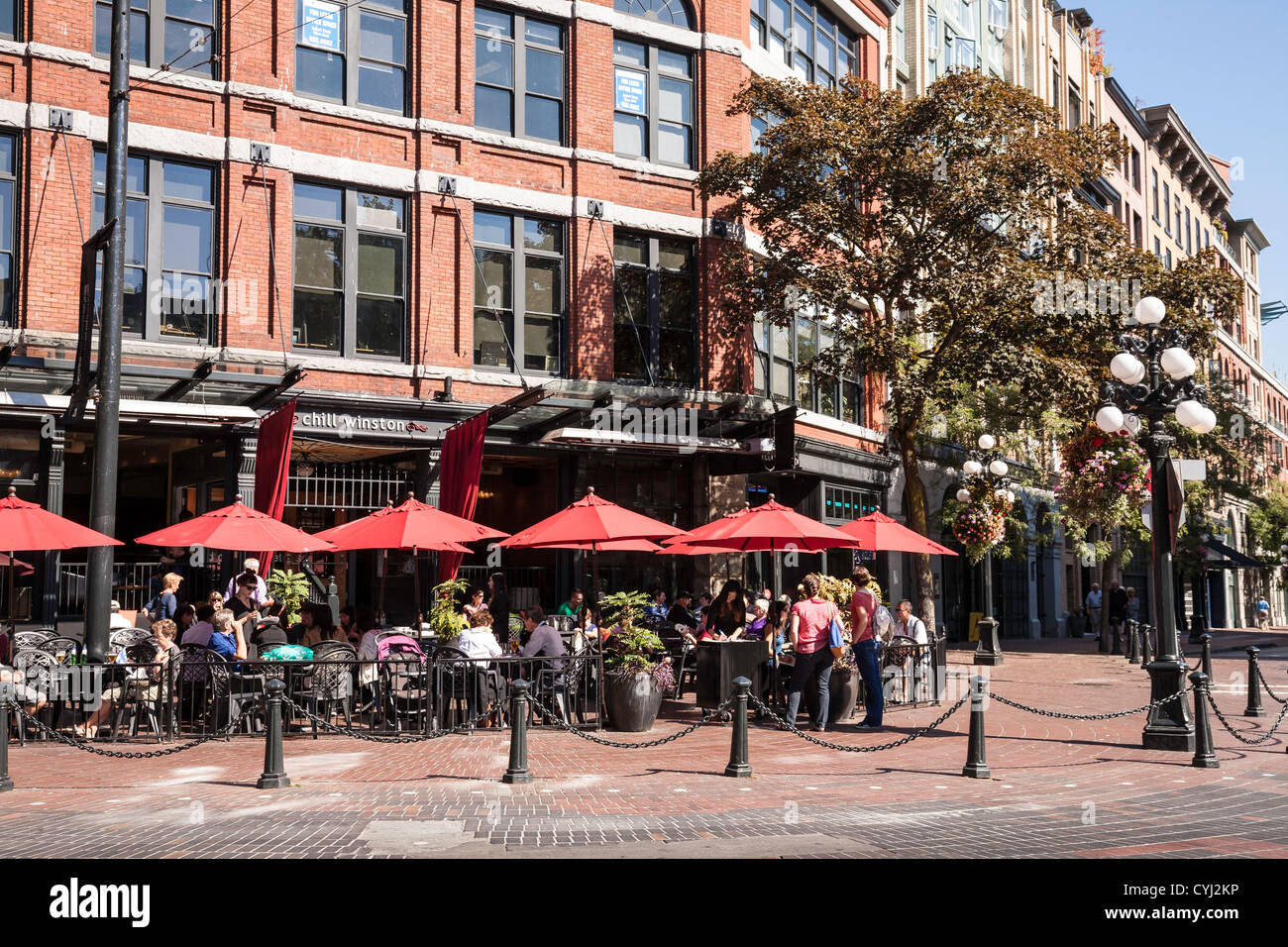 Gastown and vancouver and restaurant hi-res stock photography and ...