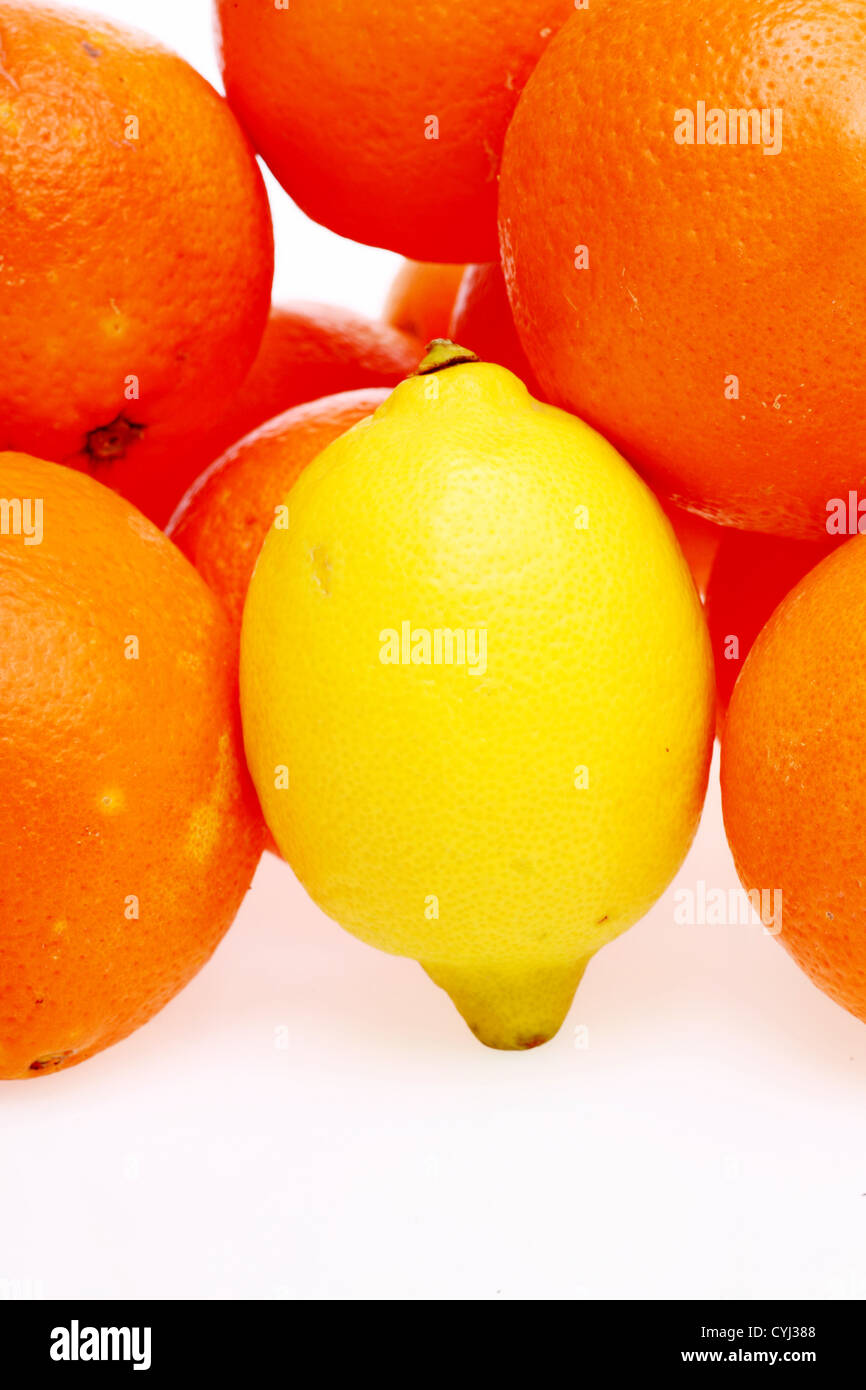 one stands out of the row Stock Photo - Alamy