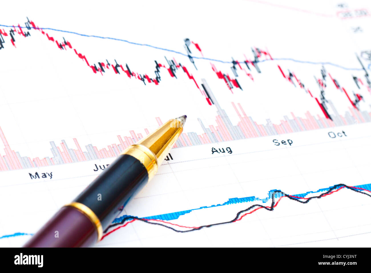 Financial analysis background Stock Photo - Alamy