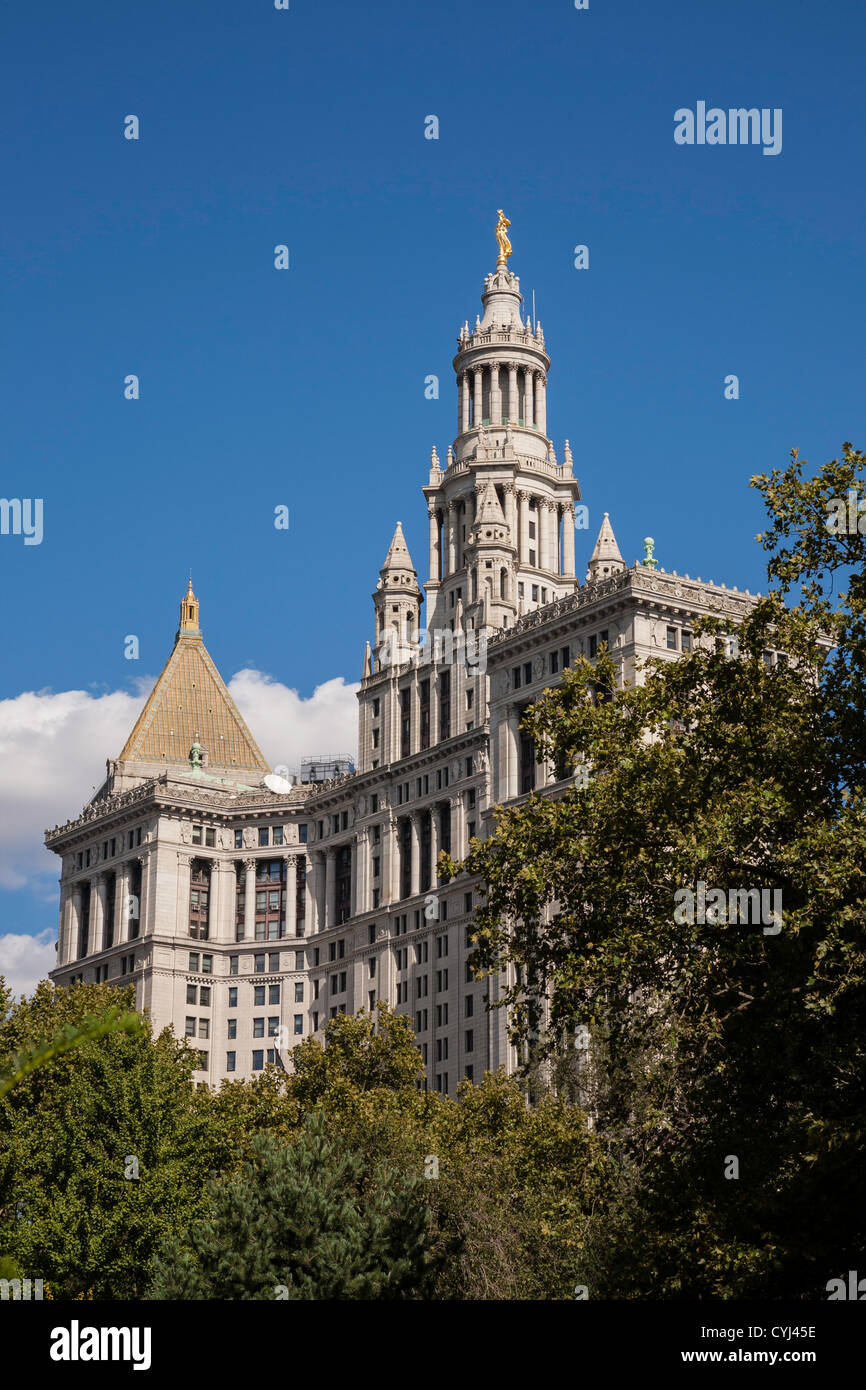 Municipal Building and U.S. Courthouse, Lower Manhattan, NYC, USA Stock ...