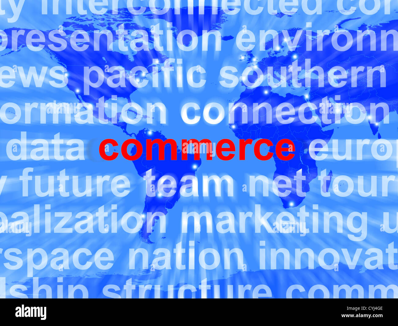Commerce word hi-res stock photography and images - Alamy