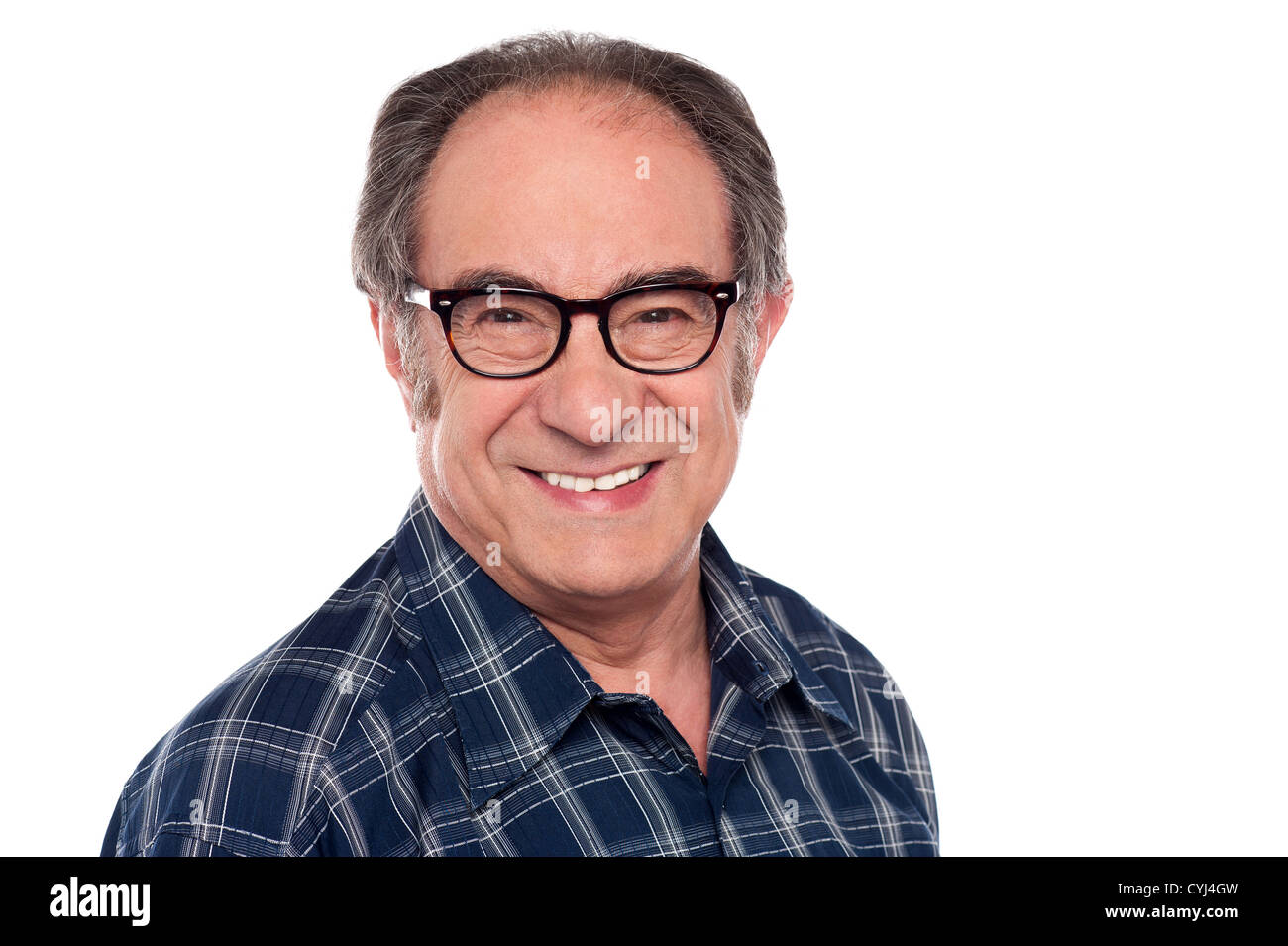 Old man smiling at camera hi-res stock photography and images - Alamy