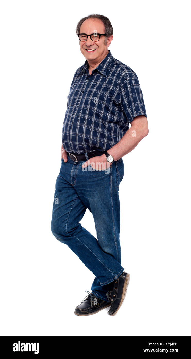 Old man standing full hi-res stock photography and images - Alamy