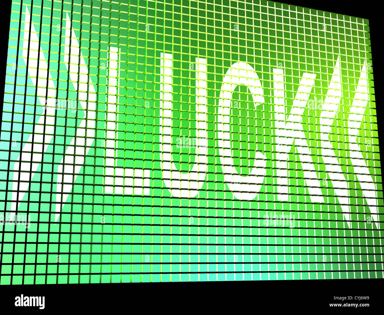 Luck Word On Monitor Showing Risk Fortune Or Chance Stock Photo - Alamy