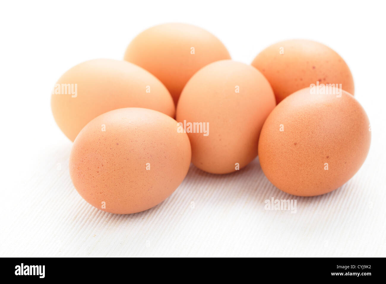 Fresh organic hens egg Cut Out Stock Images & Pictures - Alamy