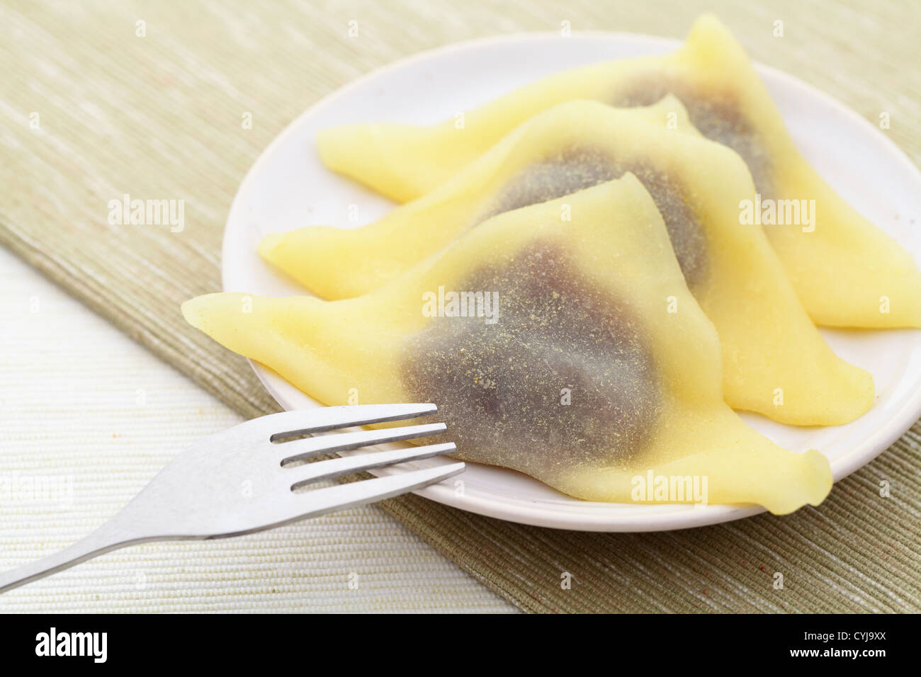 Traditional Japanese sweets Stock Photo - Alamy