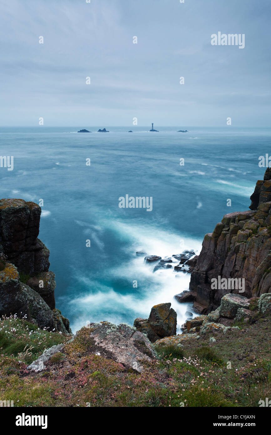 Longships lighthouse hi-res stock photography and images - Alamy