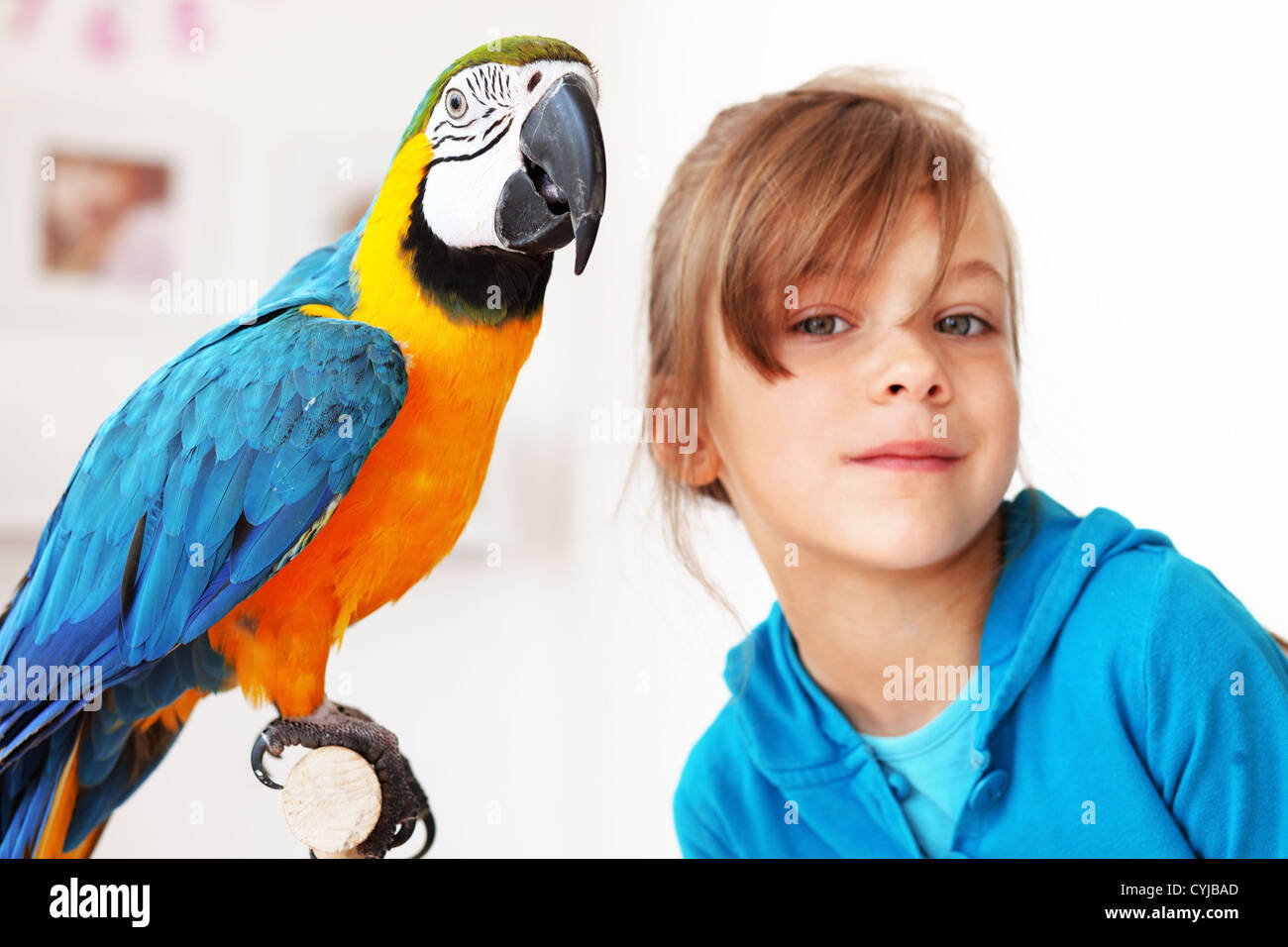 Parrot girl hi-res stock photography and images - Alamy
