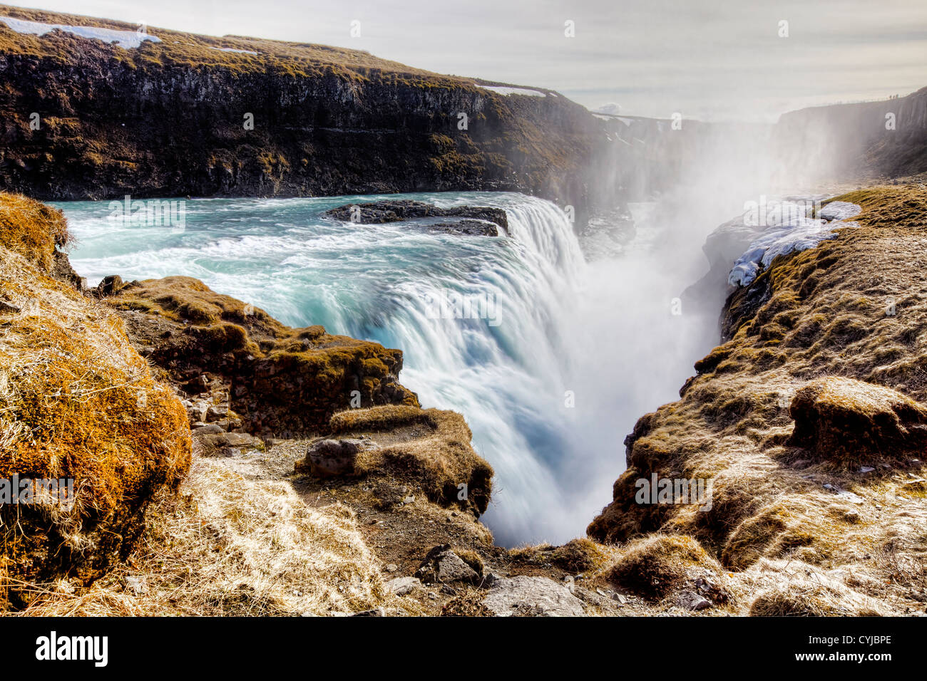 Gullfoss waterfall hi-res stock photography and images - Alamy