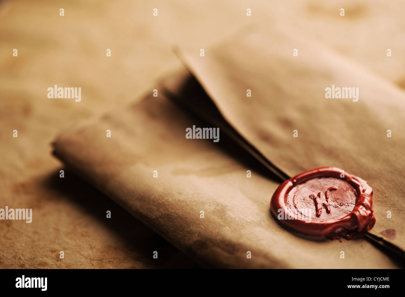 Seal on paper hi-res stock photography and images - Alamy