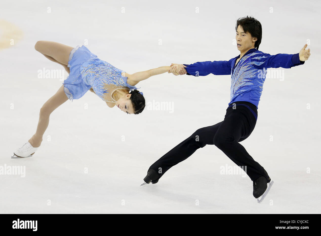 Qing Pang, Jian Tong (CHN), NOVEMBER 3, 2012 - Figure Skating : Qing ...