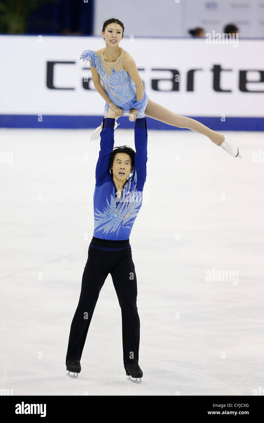 Qing Pang, Jian Tong (CHN), NOVEMBER 3, 2012 - Figure Skating : Qing ...