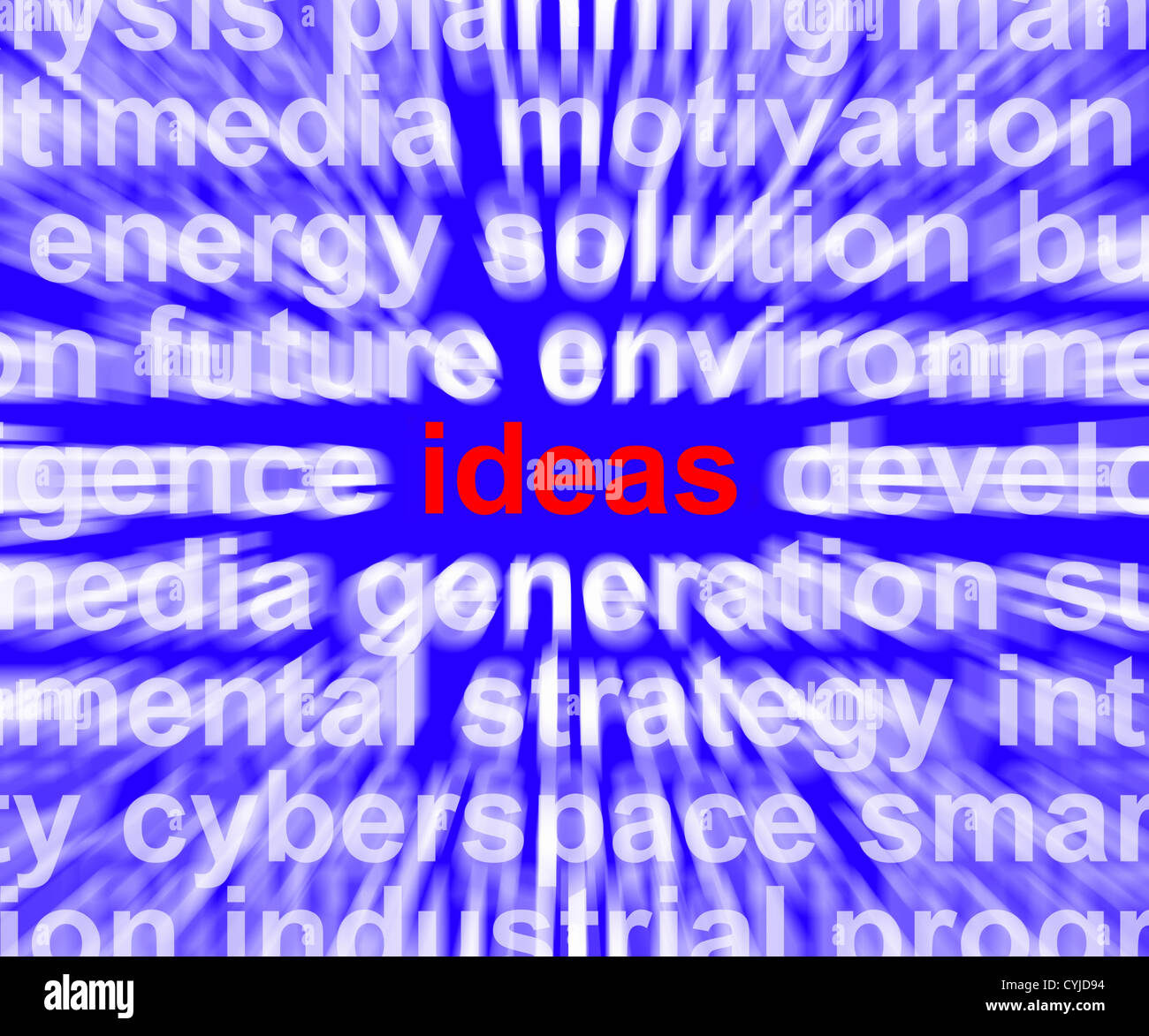 Ideas Word Shows Improvement Concepts Or Creativity Stock Photo - Alamy