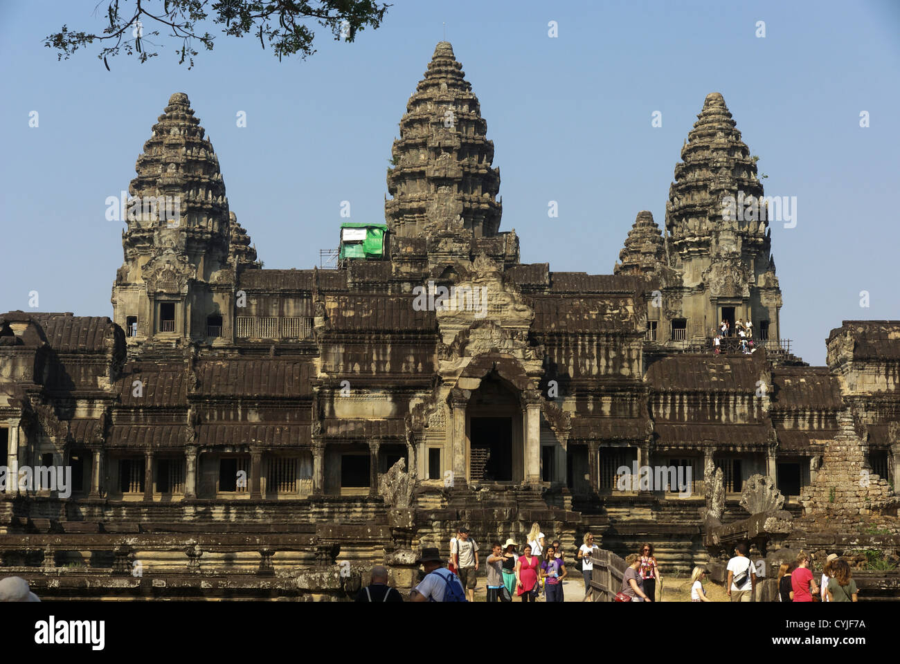 Cambodia, Angkor Wat The largest temple complex in the world Stock ...