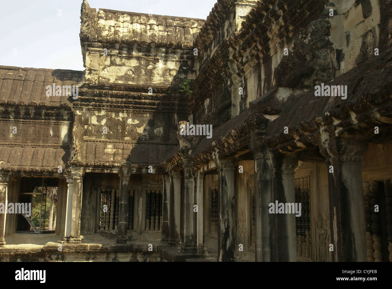 Cambodia, Angkor Wat The largest temple complex in the world Stock ...