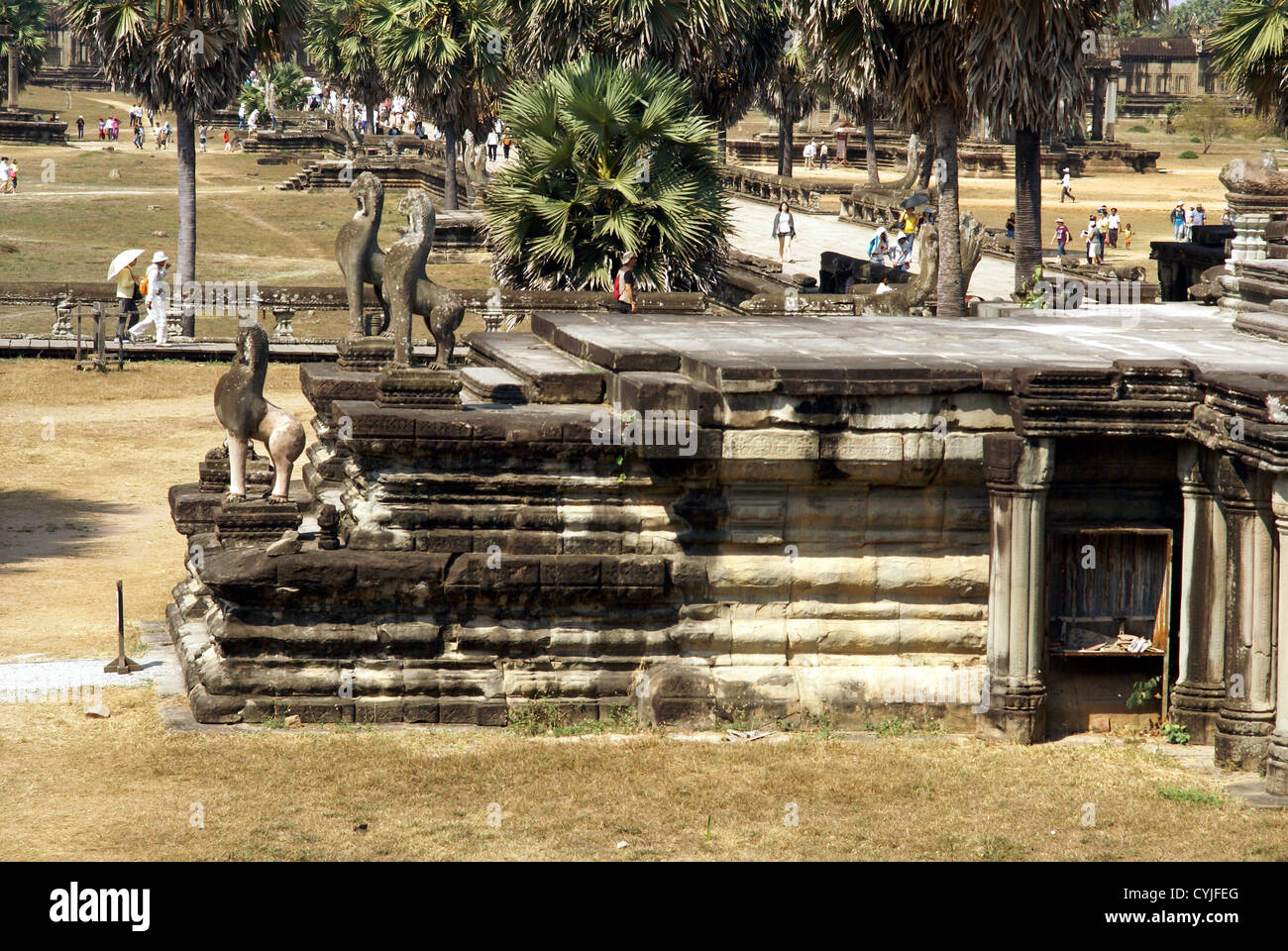 Cambodia, Angkor Wat The largest temple complex in the world Stock ...