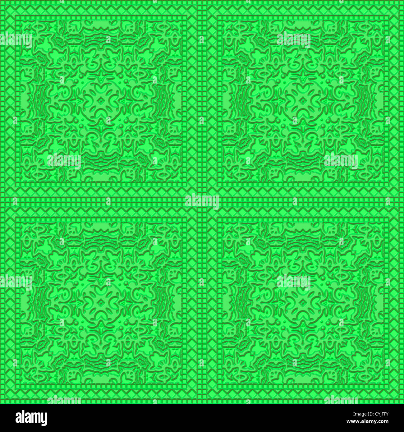 Green ancient tale pattern seamless Stock Photo - Alamy