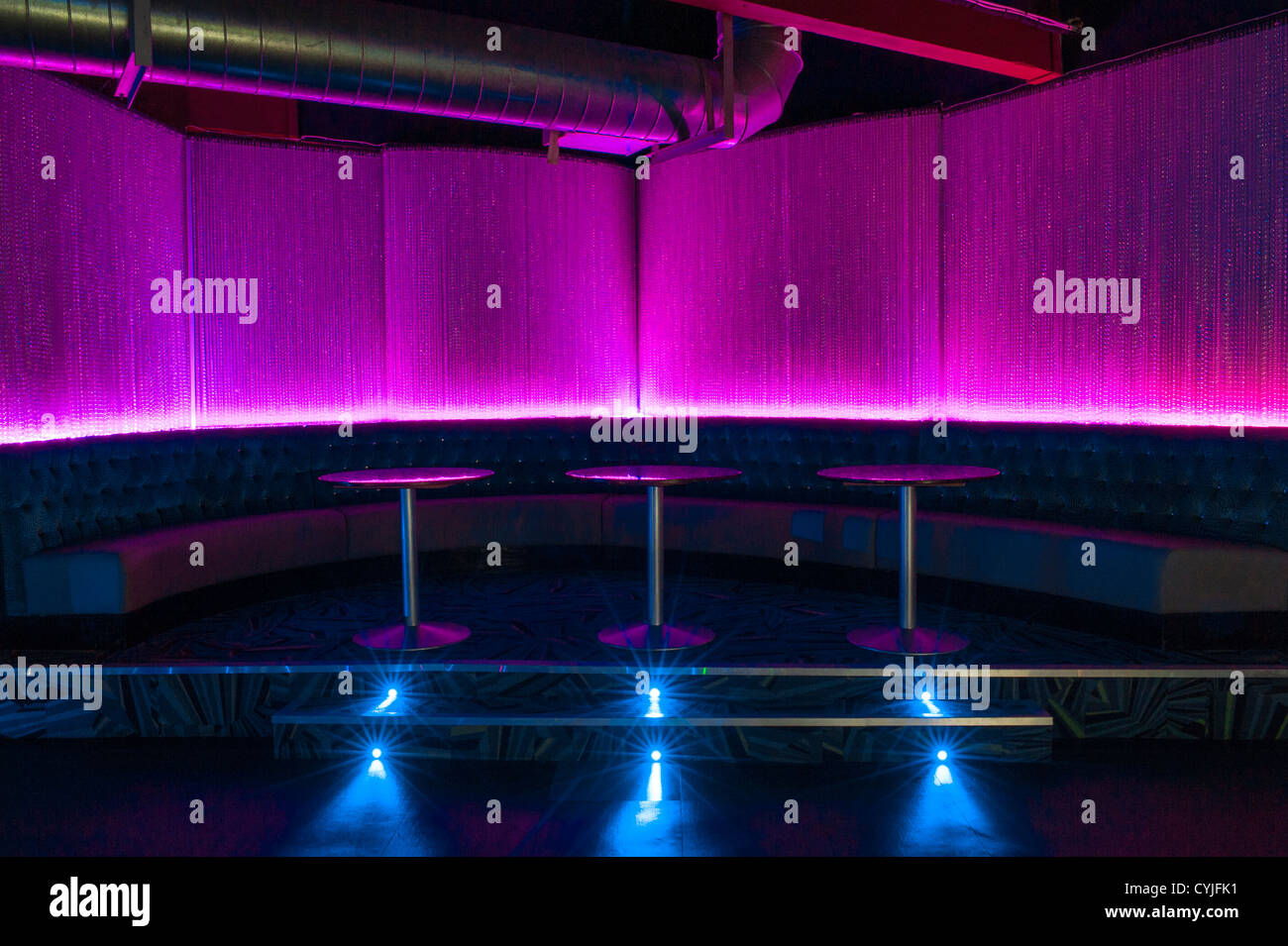 Night club bar chill out area, interior design Stock Photo - Alamy