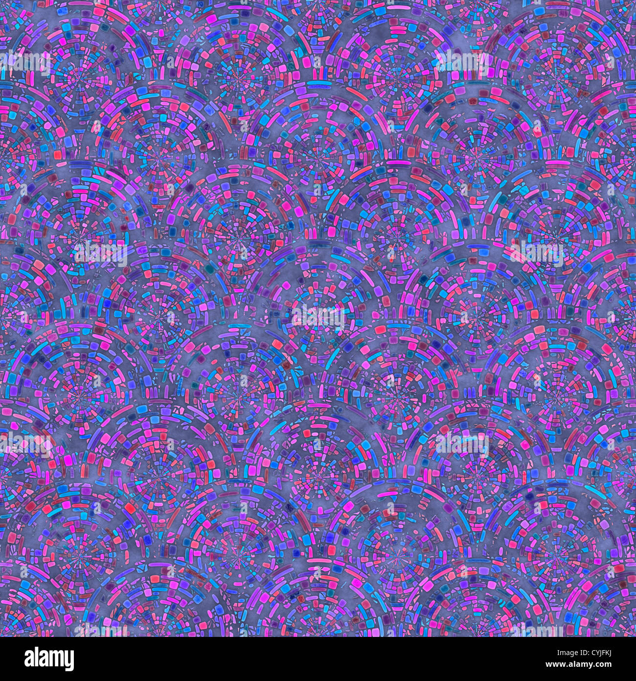 High quality seamless circular pink tiles backgroung Stock Photo - Alamy