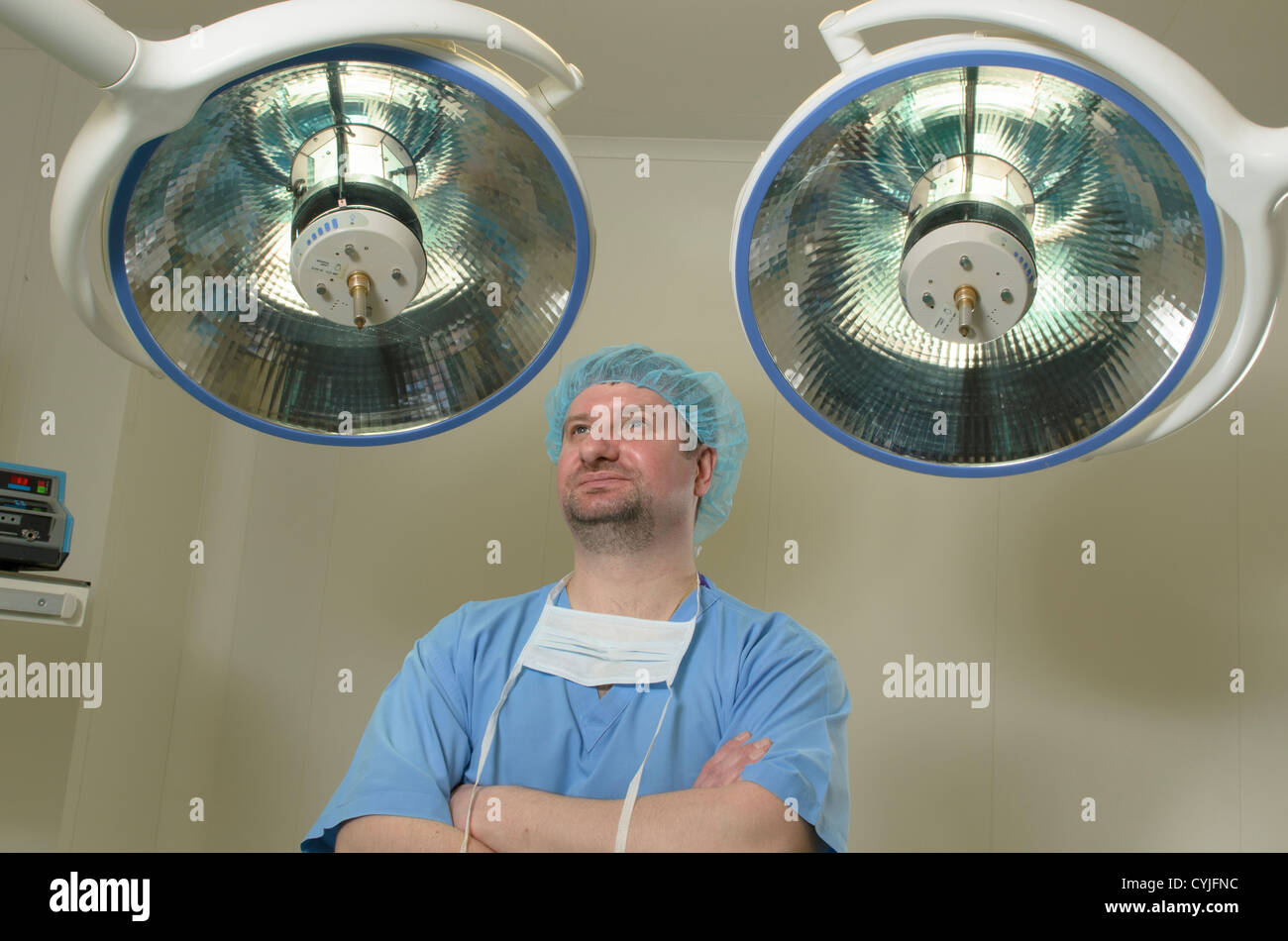 Portrait of Professor of Medicine, Chief Surgeon Stock Photo - Alamy