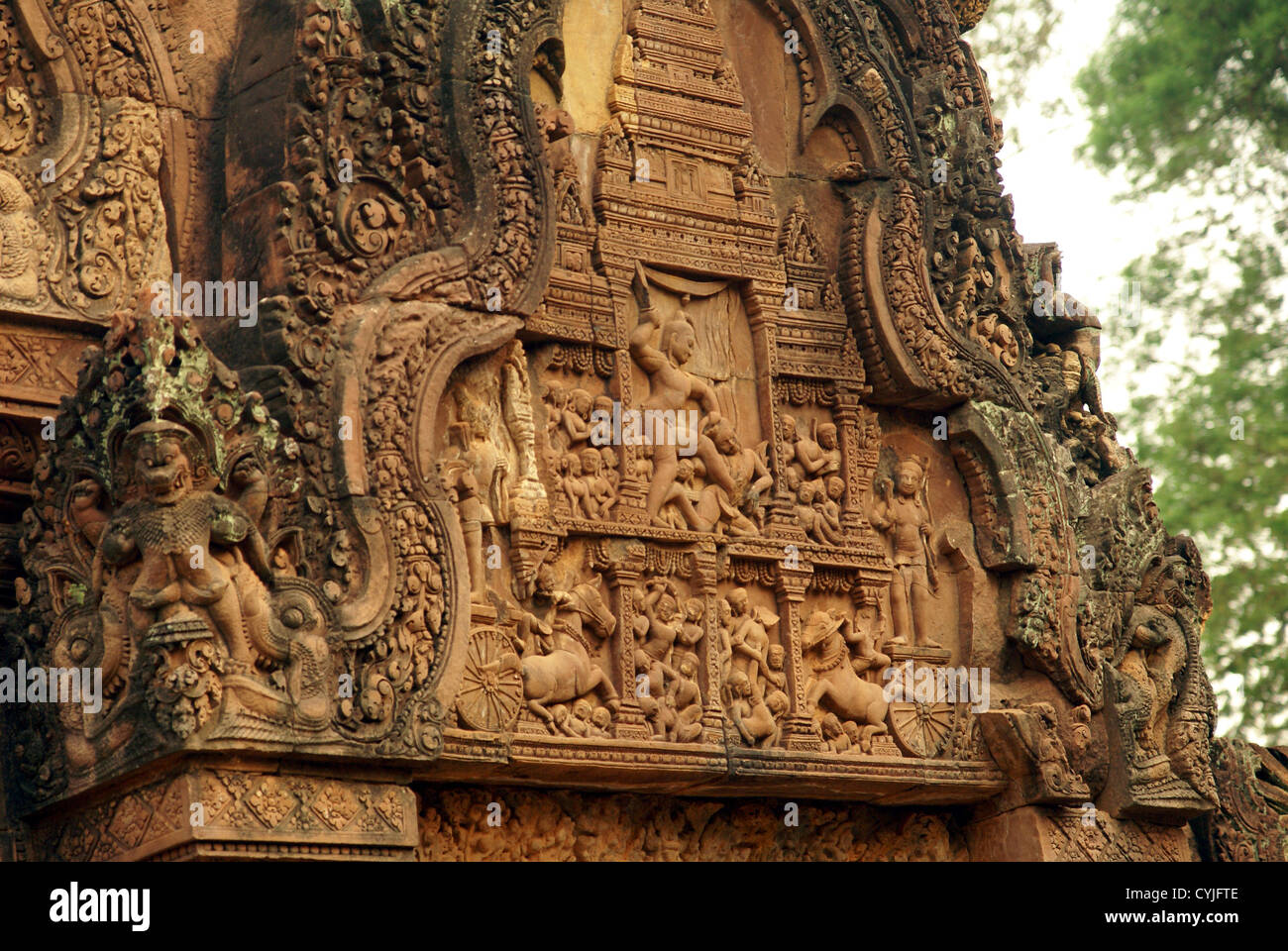 Banteay Srei or Banteay Srey a 10th century Cambodian temple dedicated ...
