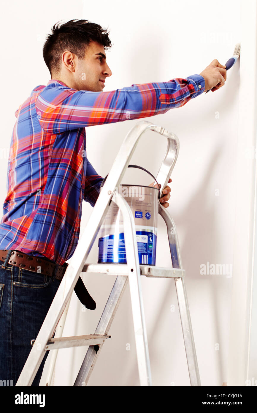 Man diy stressed hi-res stock photography and images - Alamy