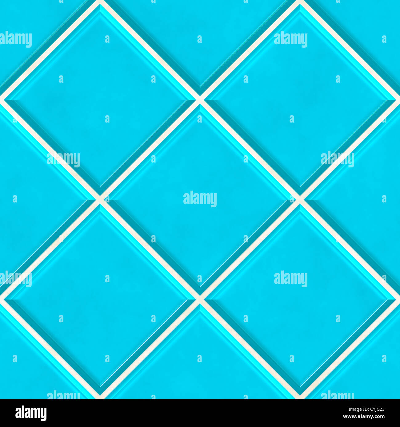 Blue tiled geometry hi-res stock photography and images - Alamy