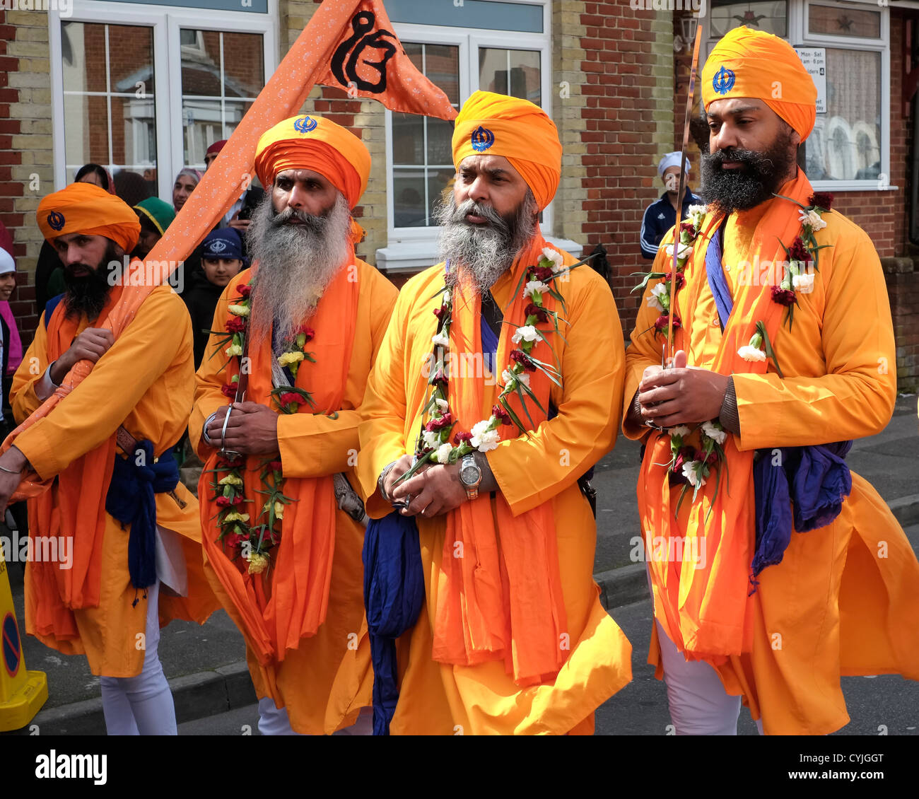 Members of the Gurdwara Honour Guard at the celebrations of Vaisakhi by ...