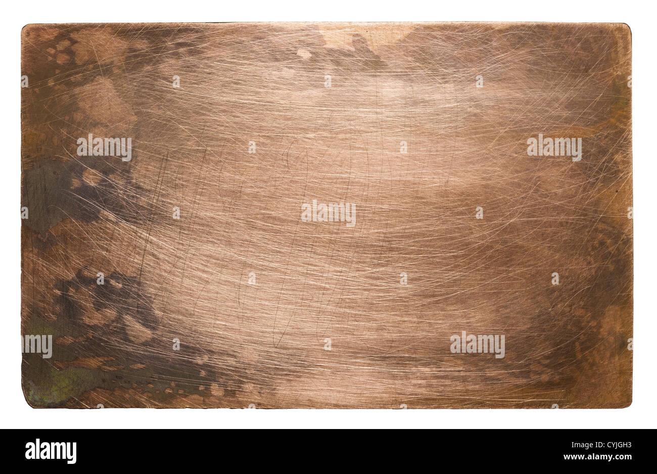 Copper plate texture, old metal background Stock Photo - Alamy