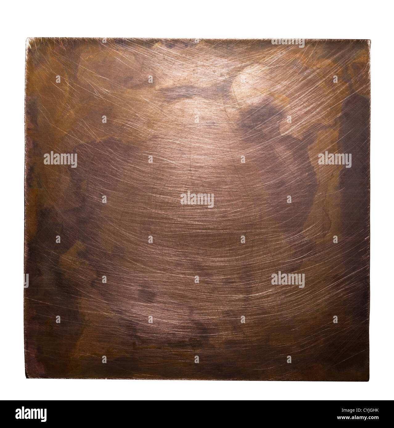 Copper plate texture, old metal background Stock Photo - Alamy