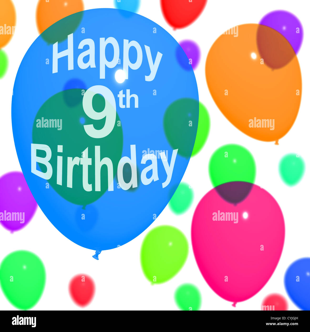 9th birthday hi-res stock photography and images - Alamy