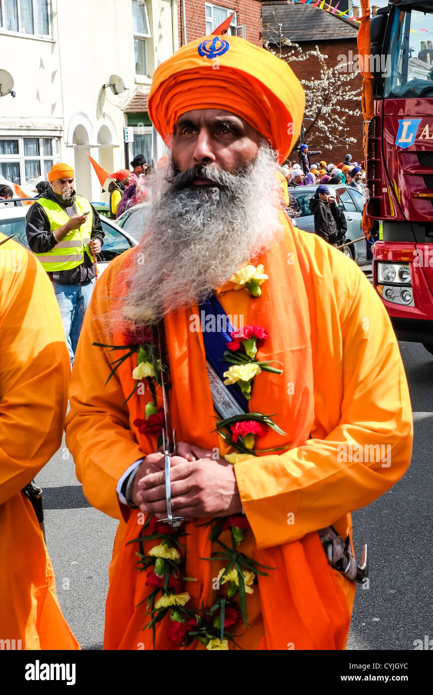 Members of the Gurdwara Honour Guard at the celebrations of Vaisakhi by ...