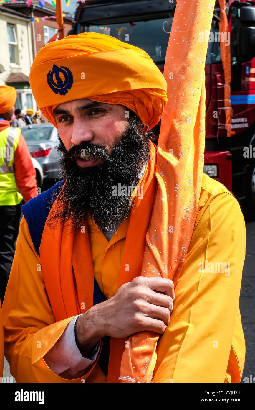Members of the Gurdwara Honour Guard at the celebrations of Vaisakhi by ...