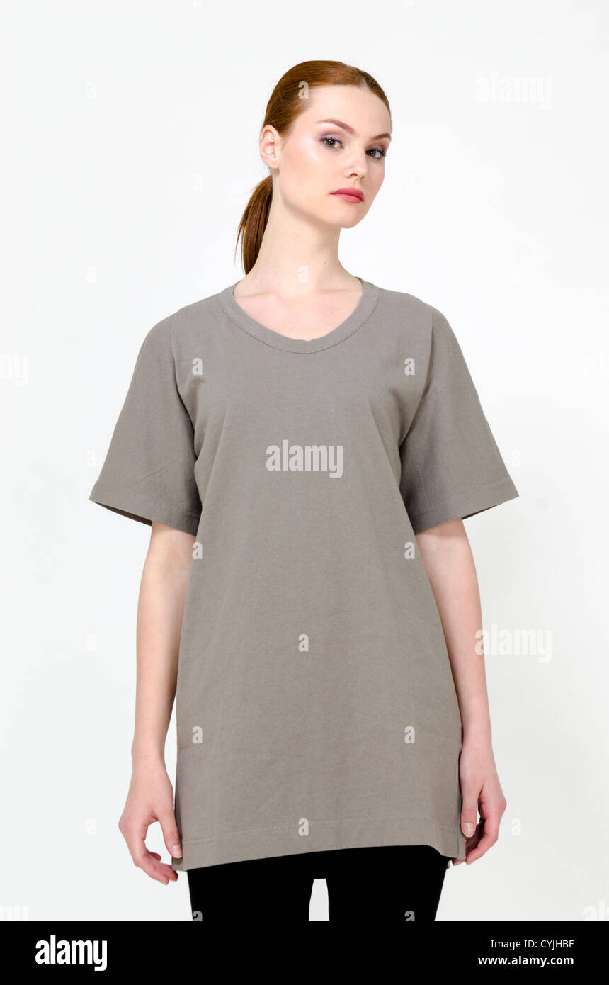 Waist up fashion model portrait Stock Photo - Alamy