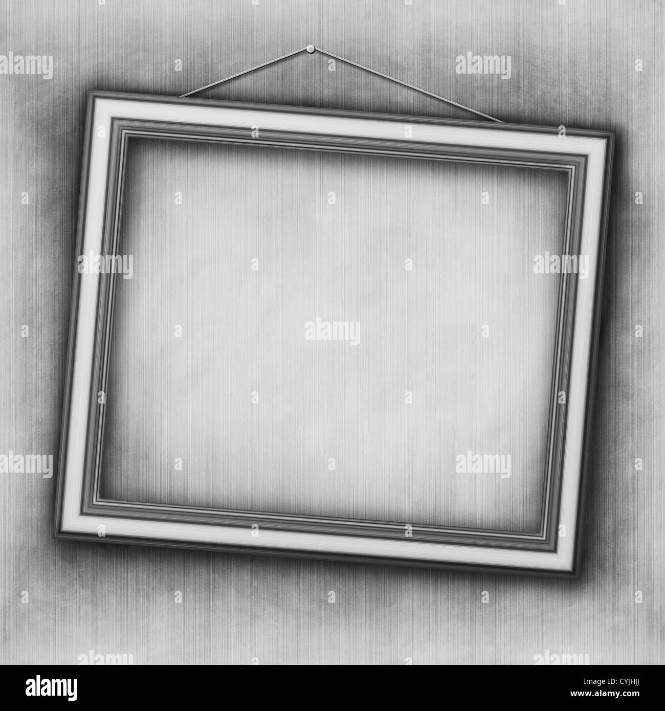 empty frame on the wall, with space for your image or text Stock Photo ...