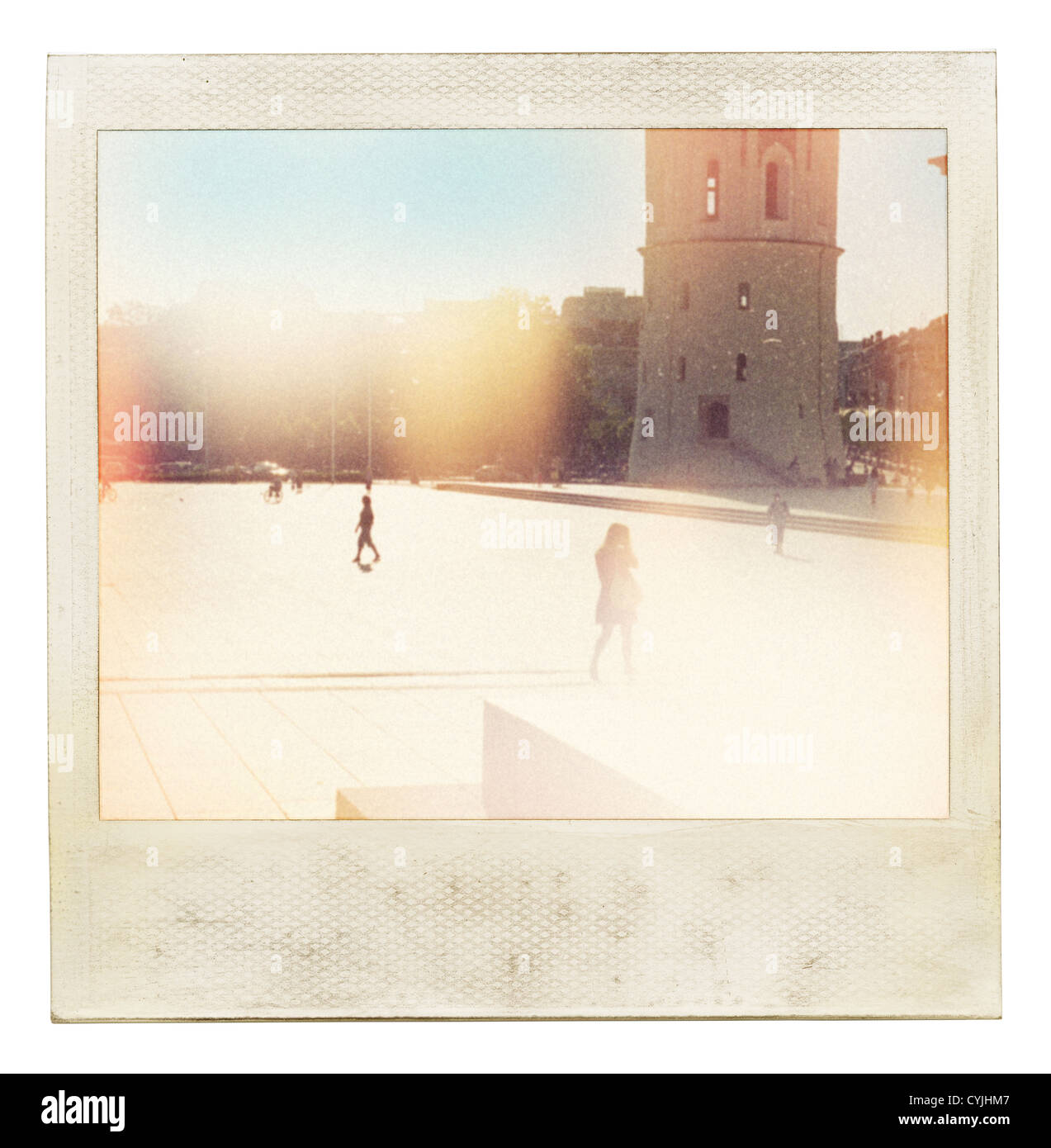 Polaroid style instant photo Cut Out Stock Images & Pictures - Alamy