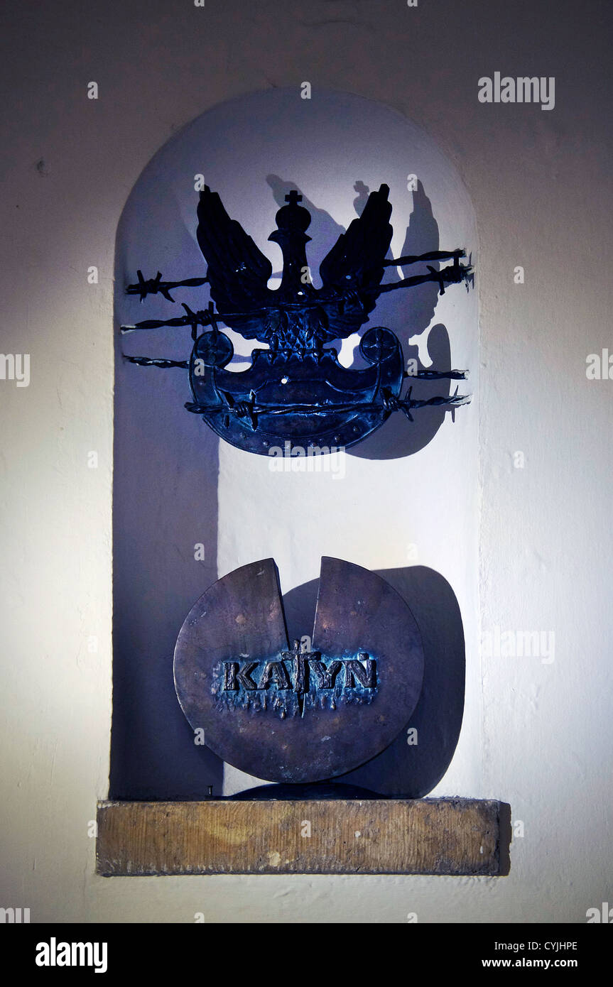Katyn massacre memorial plaque hi-res stock photography and images - Alamy