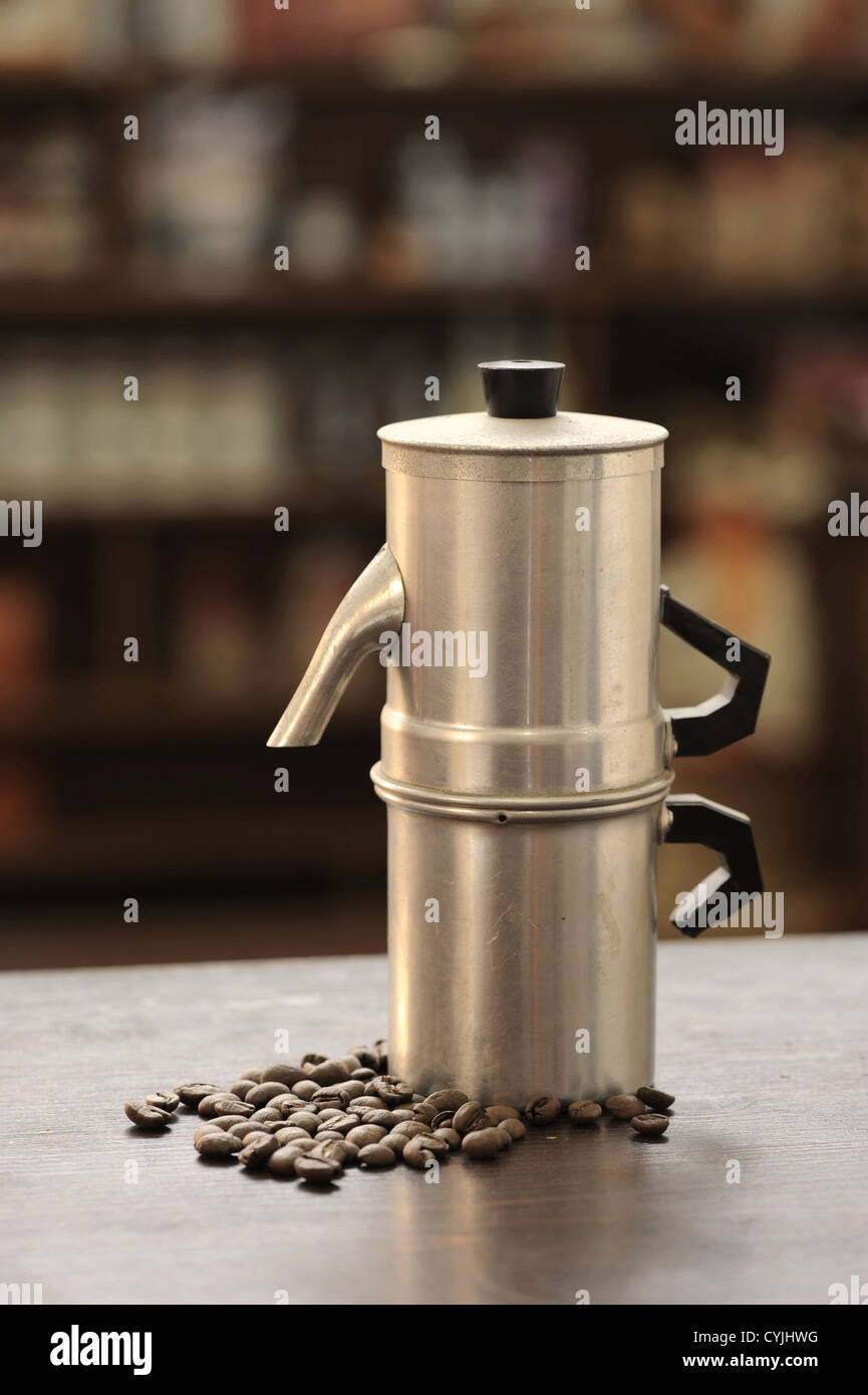 Old coffee maker hi-res stock photography and images - Alamy