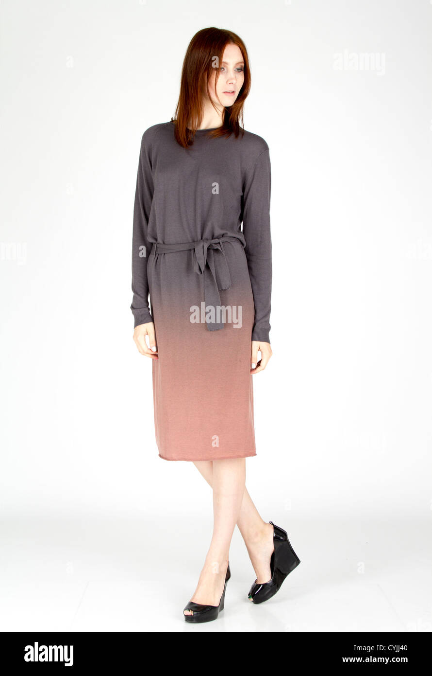 Full lenght fashion model portrait Stock Photo - Alamy