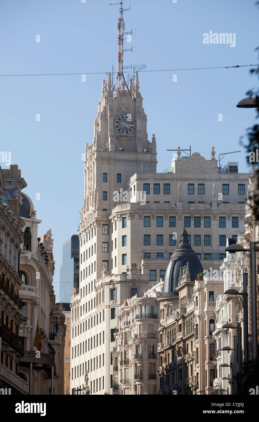 Madrid, buildings, architecture, city, urban, tourism, street, Spain ...