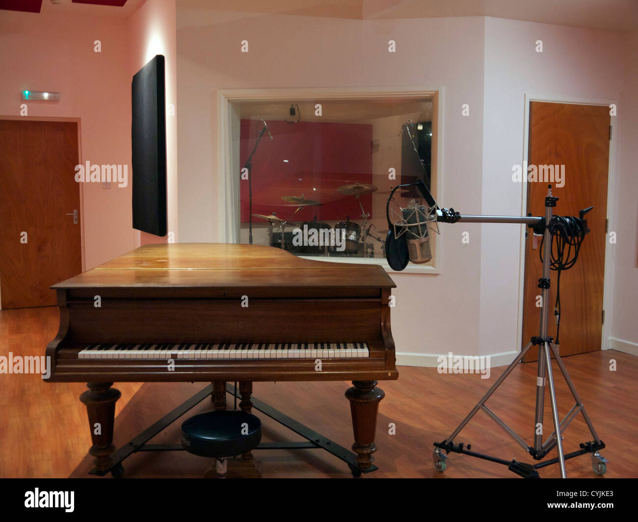 Small recording studio Stock Photo - Alamy