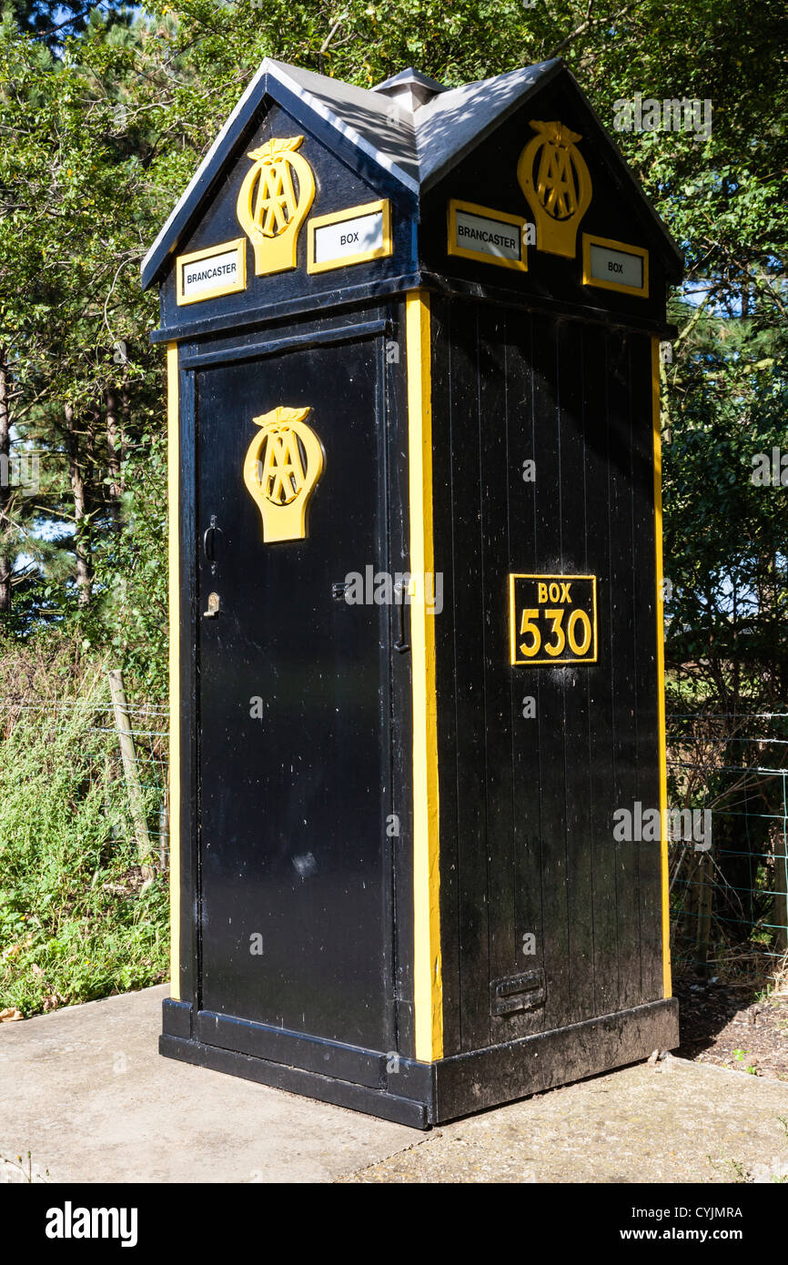 Restored version of an AA (Automobile Association) emergency members ...