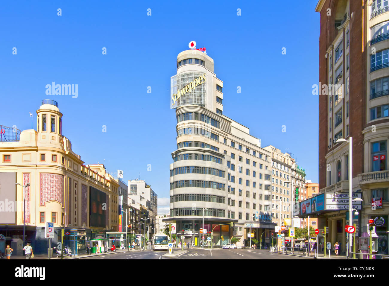 Historic buildings in the city of Madrid, Spain Stock Photo - Alamy