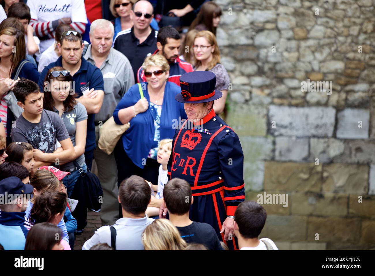 Beefeater Tour guide at the Tower of London, London, England, UK ...